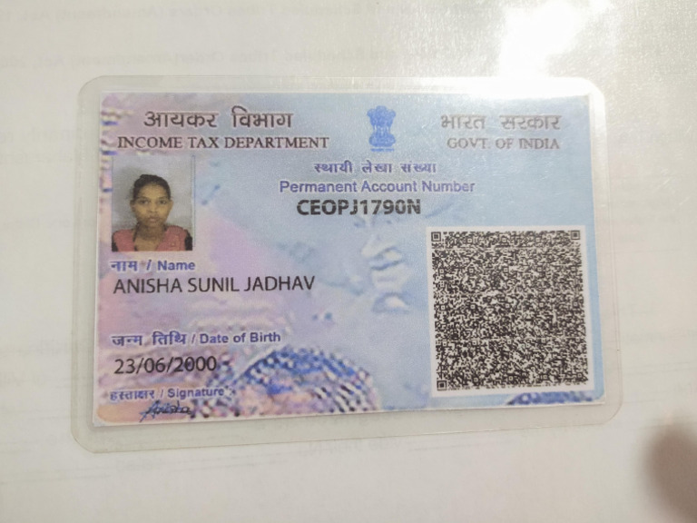 Anisha Pan Card | PDF