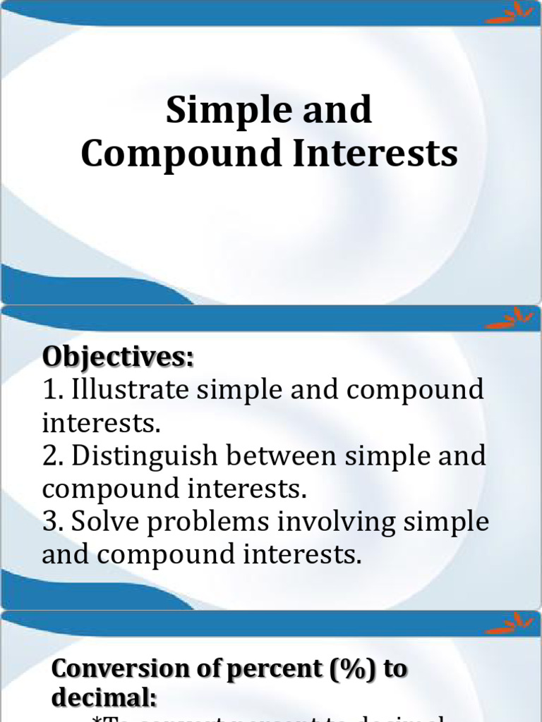 Simple and Compound Interest Overview | PDF | Interest | Compound Interest