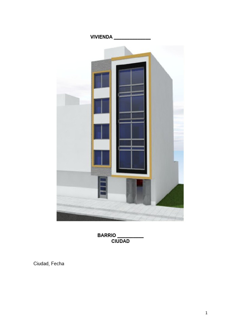 FORMATO MEMORIAS de CALCULO (No Se Trabaja en El Curso, Es Un Formato ...