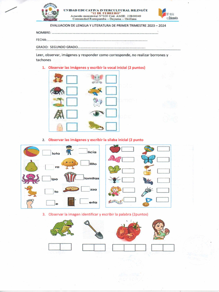 Segundo Lengua | PDF