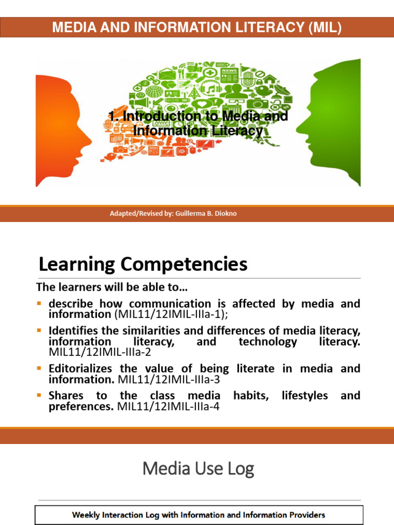 MIL Q1 T1 Introduction-to-MIL | PDF | Communication | Mass Media