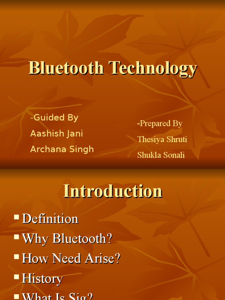 Bluetooth | PDF | Bluetooth | Communications Protocols
