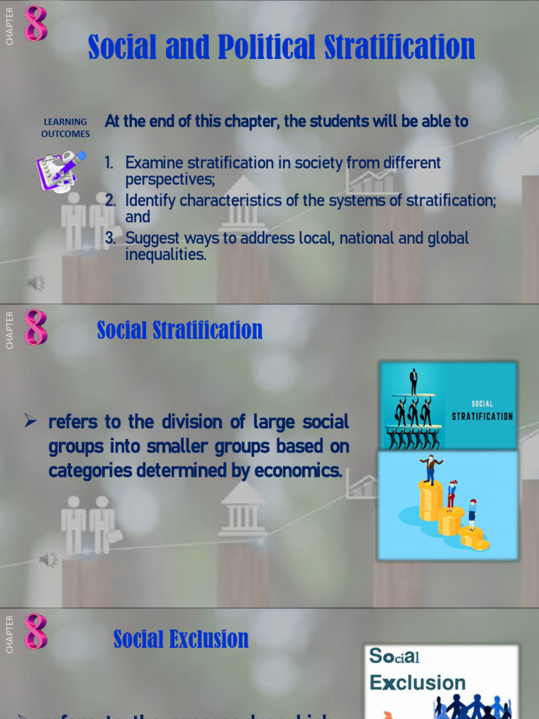 Chapter 8 - Social and Political Stratification 2 | PDF | Social ...