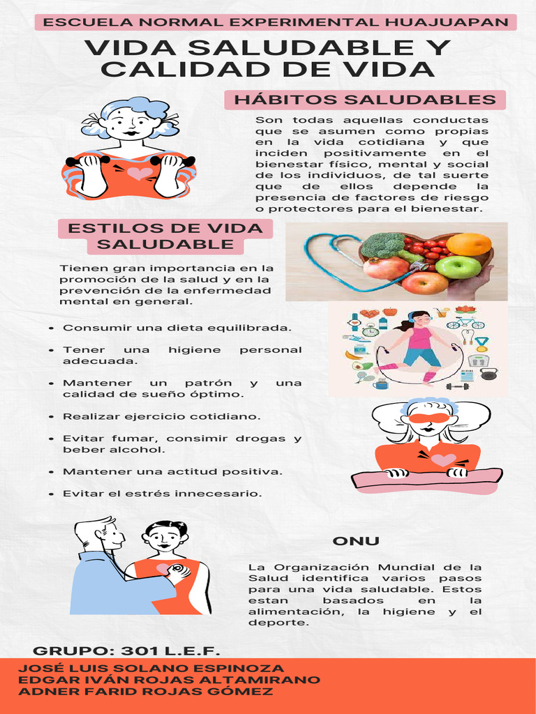 Infografía Vida Saludable | PDF