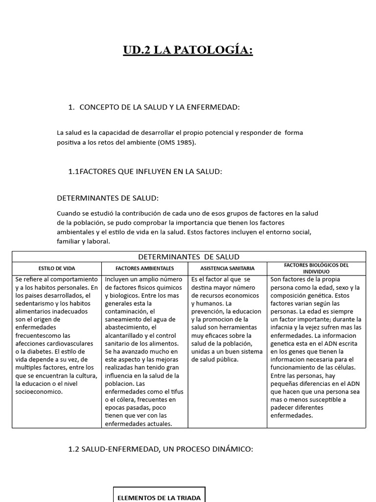 Ud 2 Resumen Impr. | PDF | Cáncer | Infección