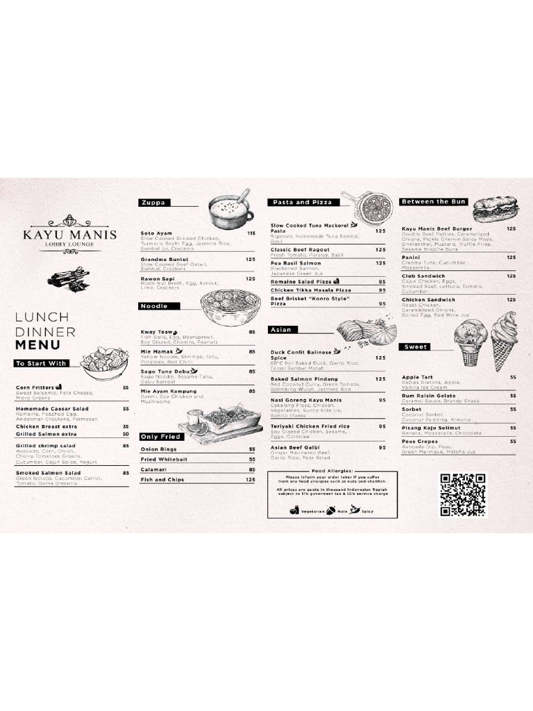 Kayu Manis Lobby Lounge Menu | PDF