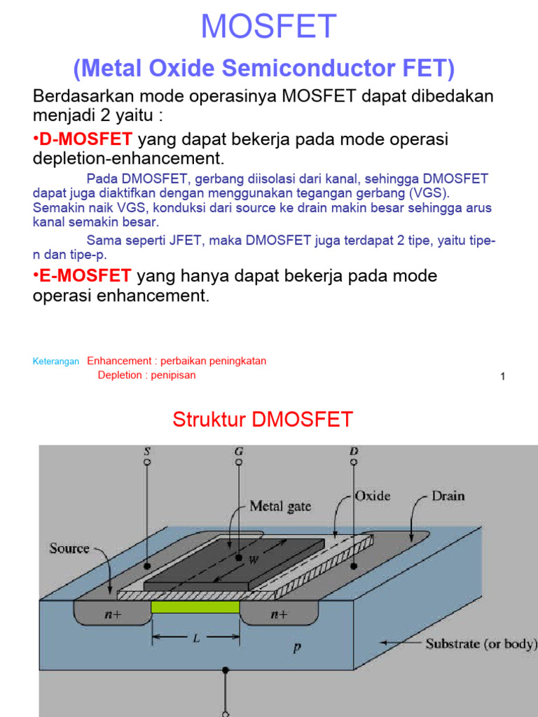 2A Teori MOSFET (Ke2) | PDF