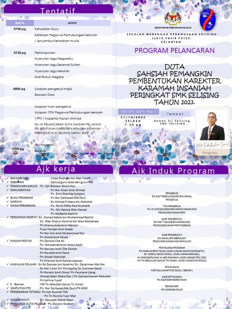 Program Sahsiah Insan Karomah | PDF
