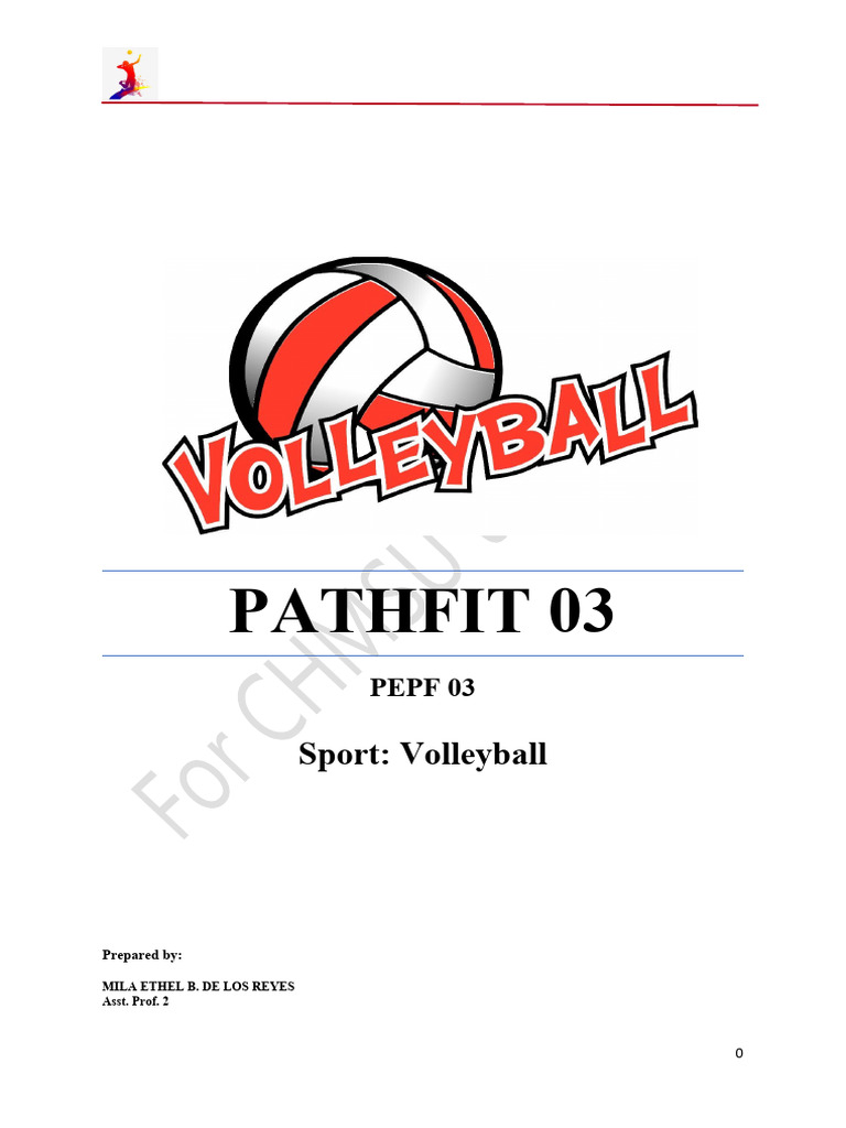 Volleyball Module Pathfit | PDF | Volleyball | Sports