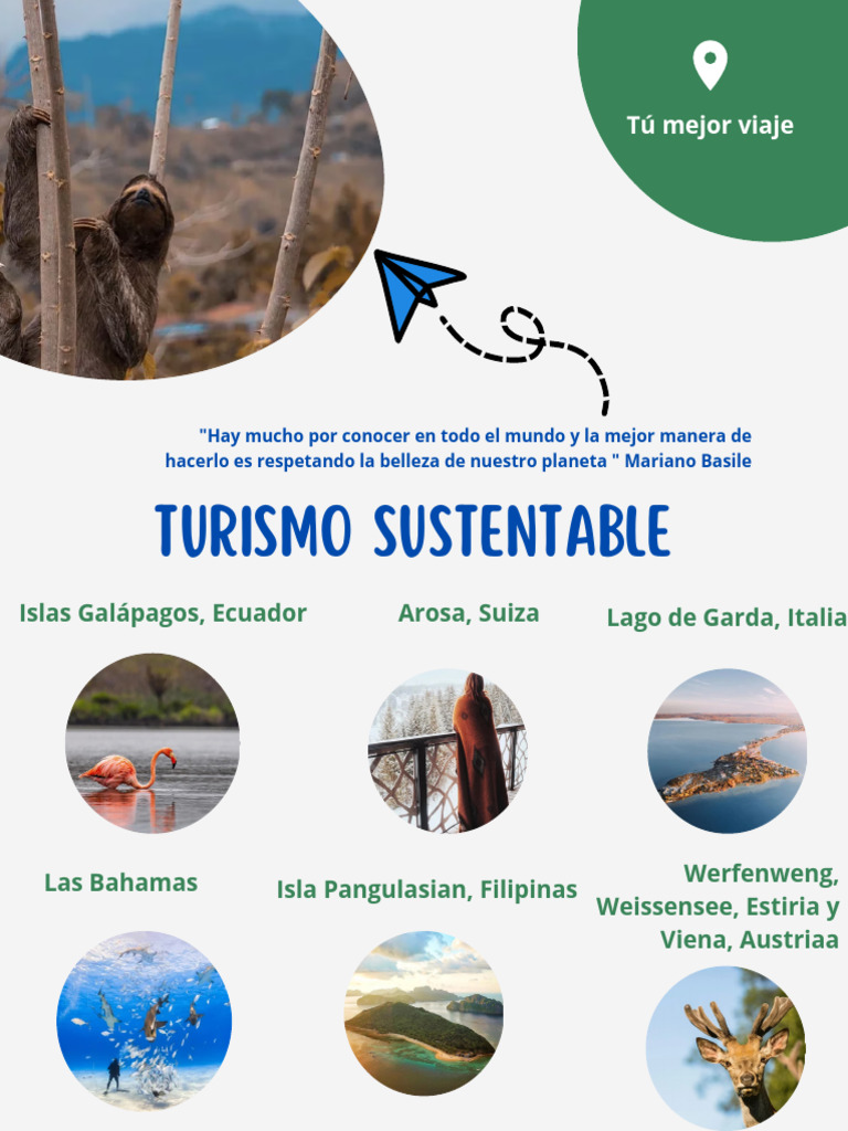 Turismo Sustentable: Destinos Imperdibles | PDF | Salud y bienestar