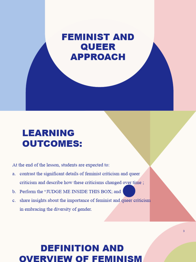 Feminist and Queer Approach. | PDF | Feminism | Gender Studies