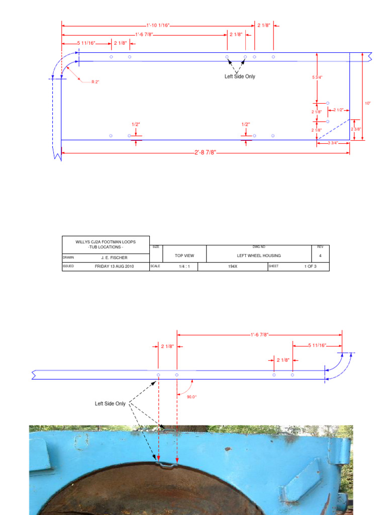 Willys CJ2A Footman Loops Diagram | PDF | Motor Vehicle | Wheel