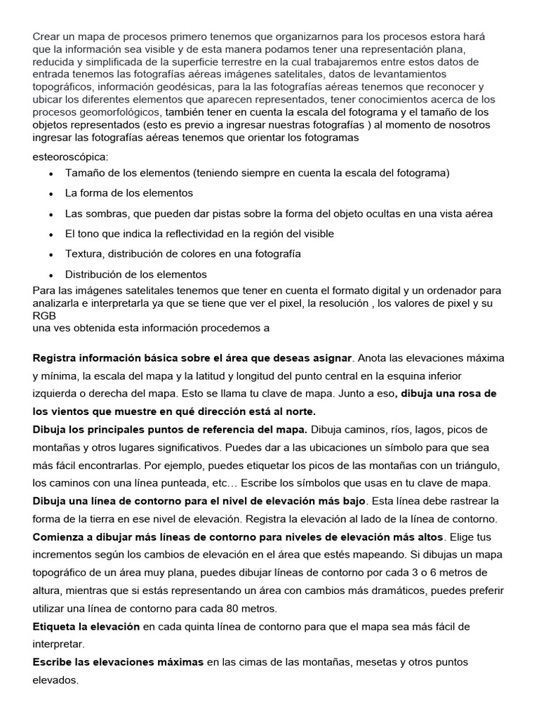 Crear Un Mapa De Procesos Primero Tenemos Que Organizarnos Para Los