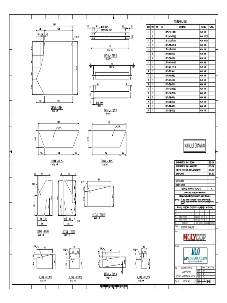 As Built Drawing: Cilegon Sag Line | PDF