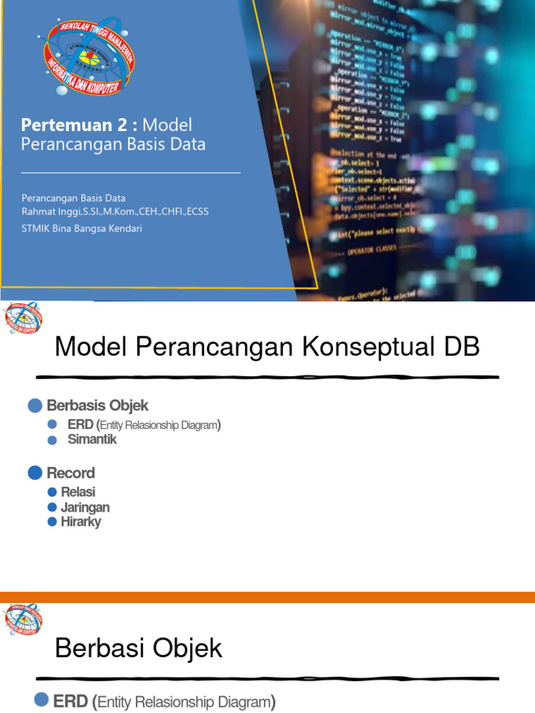Materi Pertemuan 2 Baru | PDF