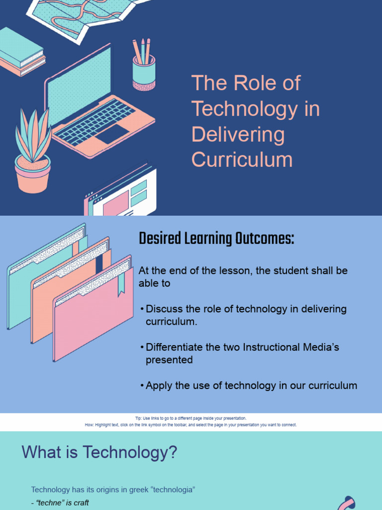 Role of Technology in Delivering Curriculum | PDF | Educational ...