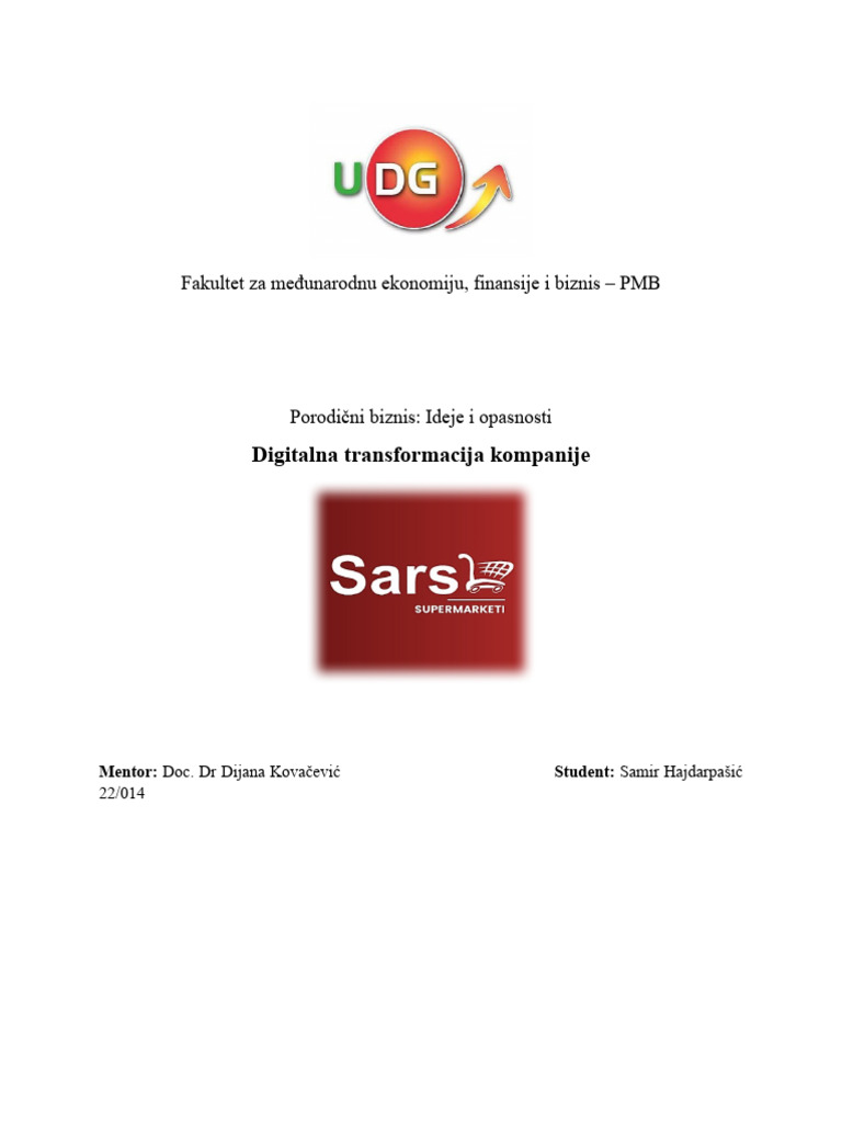 Digitalna Transformacija Kompanije | PDF