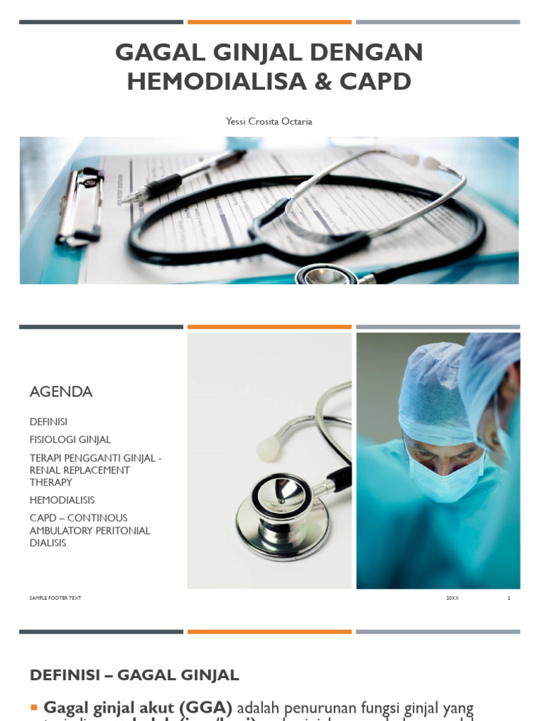 Gagal Ginjal Dengan Hemodialisa & CAPD | PDF
