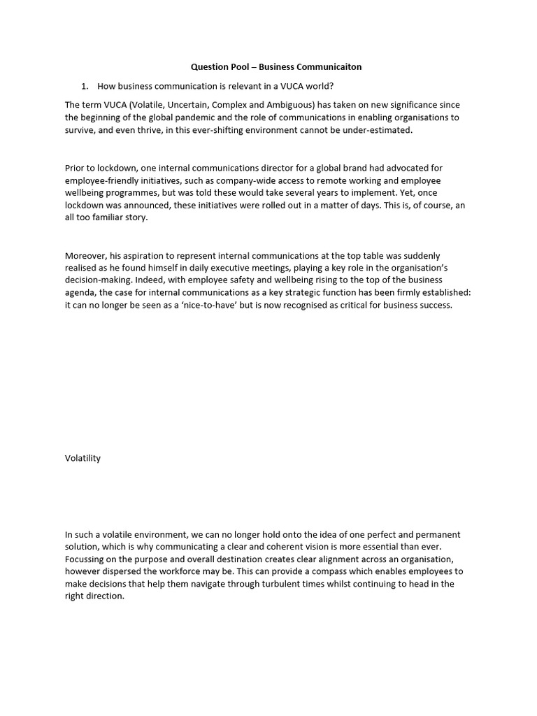 BC Answers | PDF | Public Speaking | Communication