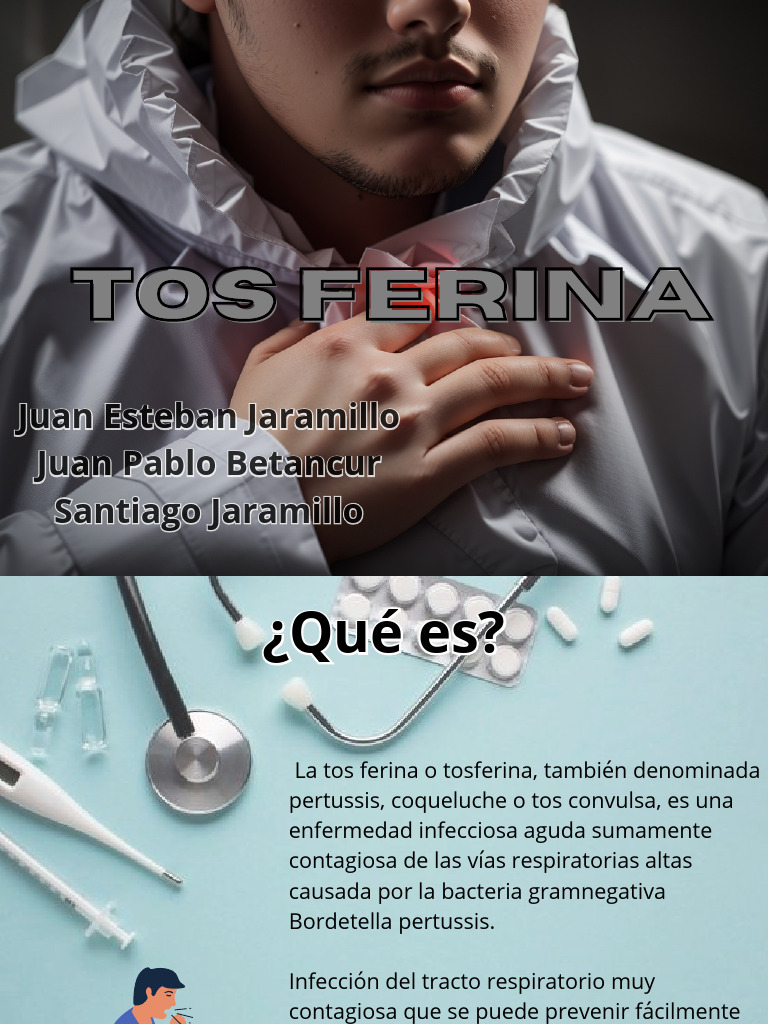 Información sobre la Tos Ferina | PDF | Tos | Ciencias de la Salud