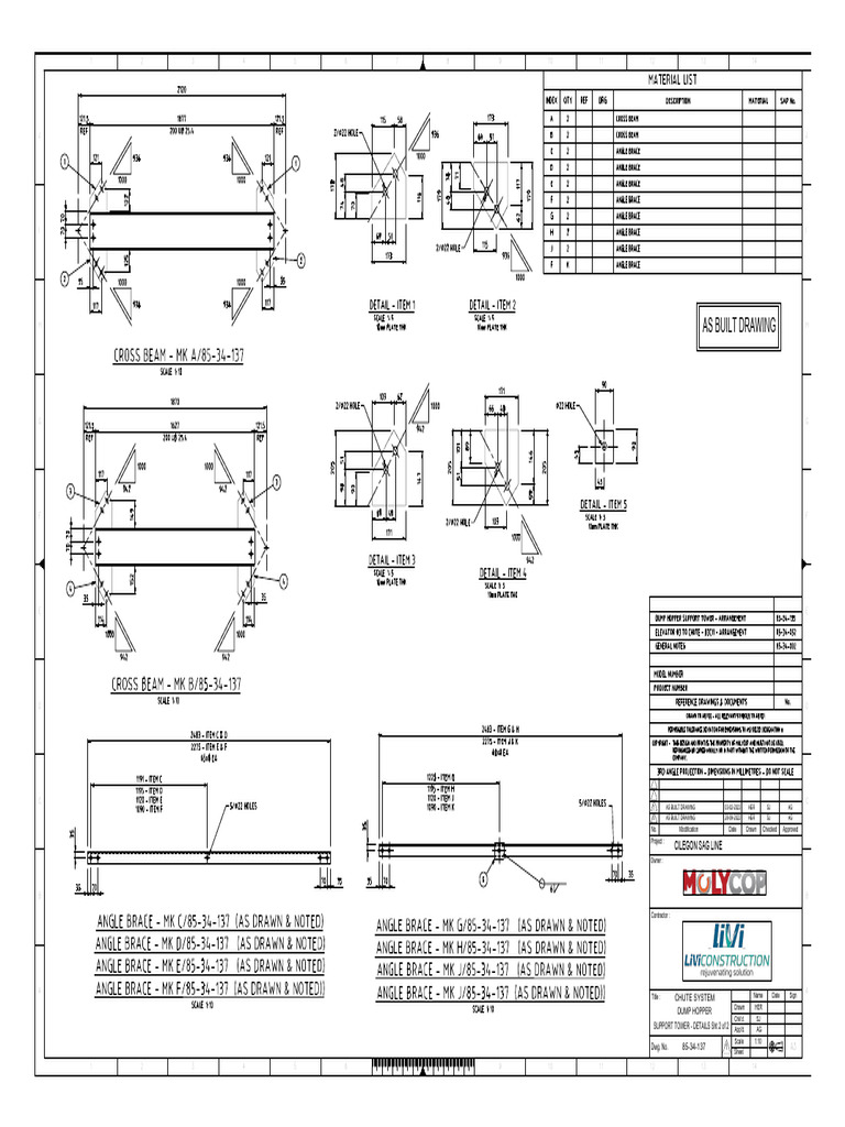 As Built Drawing: Cilegon Sag Line | PDF