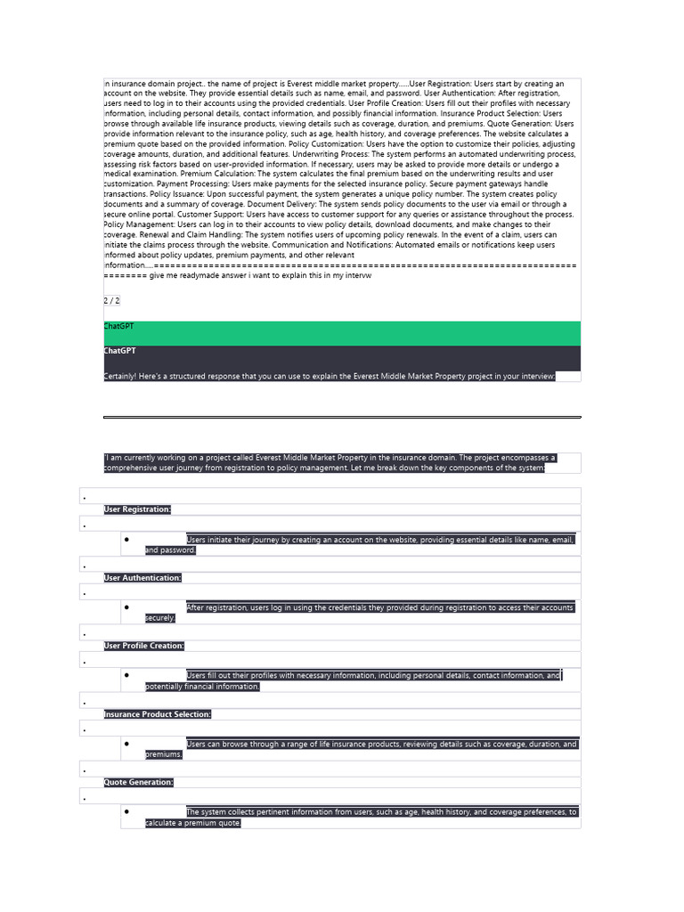 In Insurance Domain Project | PDF | Insurance | Underwriting