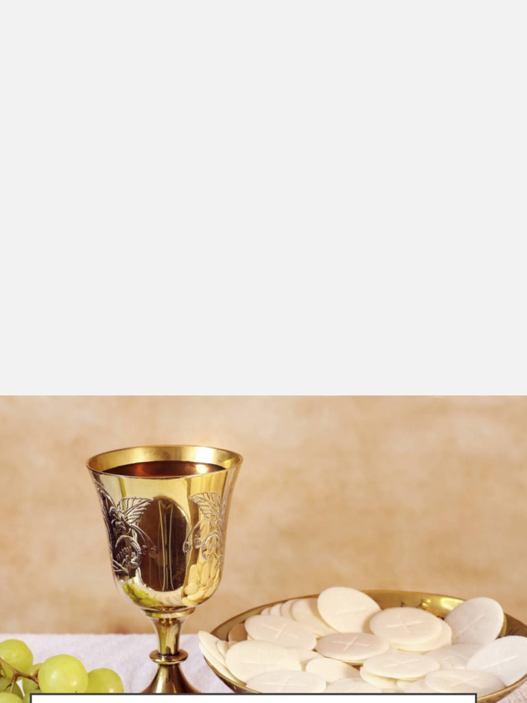 The Eucharist | PDF | Eucharist | Mass (Liturgy)