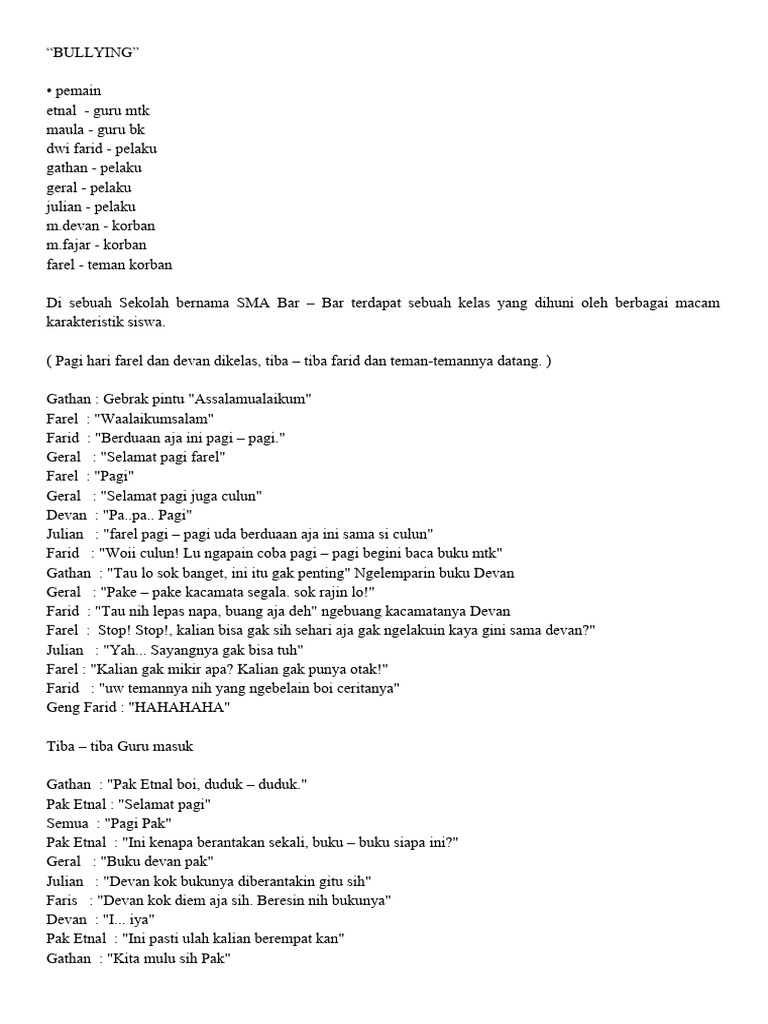 BULLYING | PDF