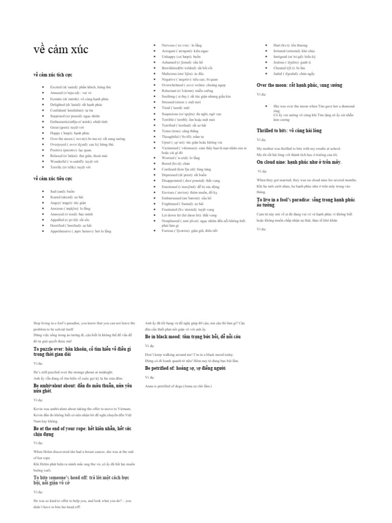 về cảm xúc | PDF