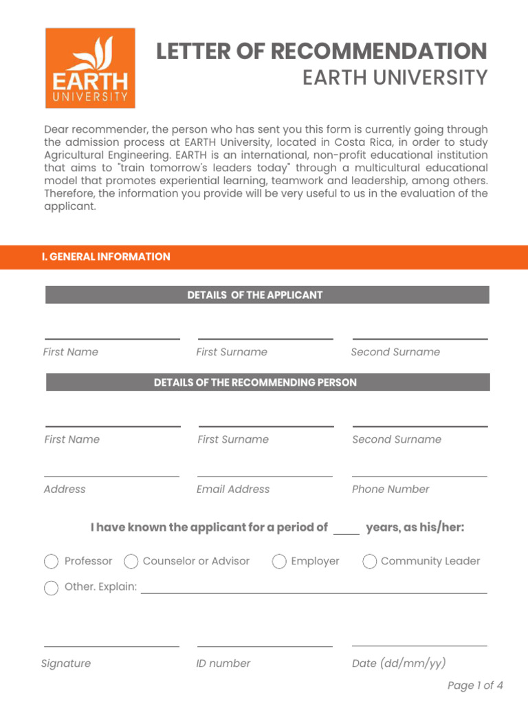 Recommendation Letter | PDF | Creativity | Leadership