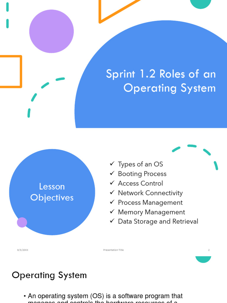 Grade 11 1 2 Roles Of An Os Pdf Operating System Process Computing