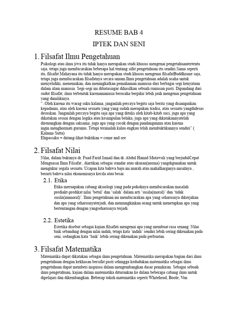 Resume Bab 4 - Leo Nardo Chou - 230805021 - Biologi Fmipa | PDF