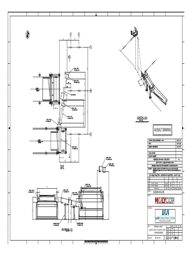 As-Built Drawings for Cilegon Sag Line | PDF