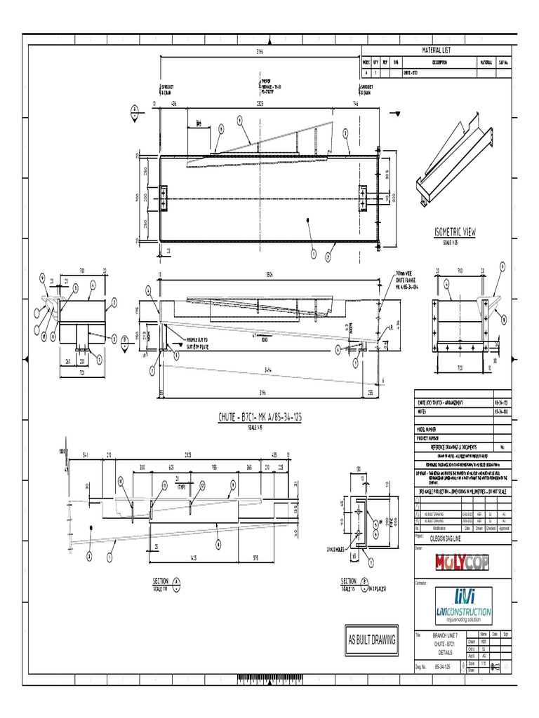 As Built Drawing: Cilegon Sag Line | PDF