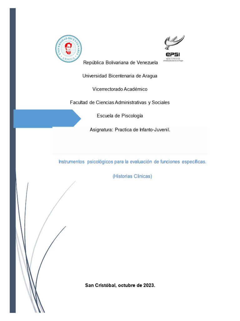 Infanto Juvenil Sumativa 2 Practica | PDF | Sicología | Inteligencia