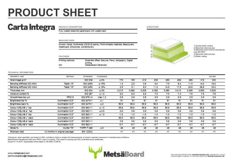 Carta Integra 0105 | PDF | Paperboard | Pulp (Paper)