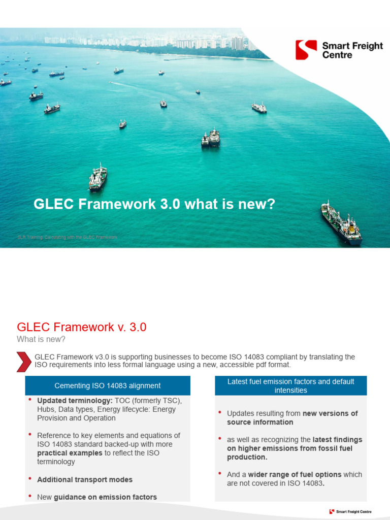 3rd Part GLEC Framework 3.0 | PDF | Life Cycle Assessment | Emission ...