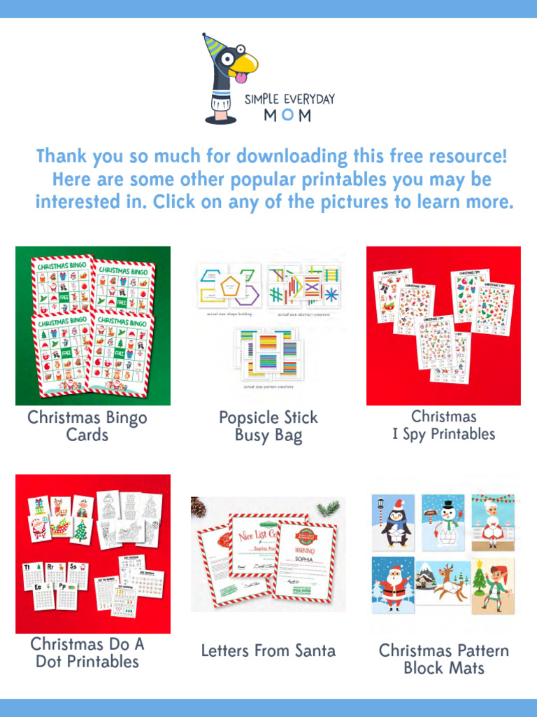 Christmas Tree Paper Bag Puppet | PDF