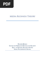 Media Richness Theory Summary | PDF | Communication | Media (Communication)