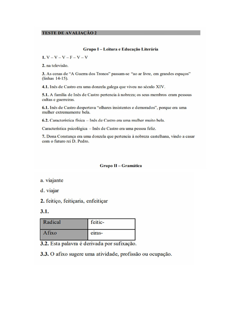 Correção Ficha Pt Pdf