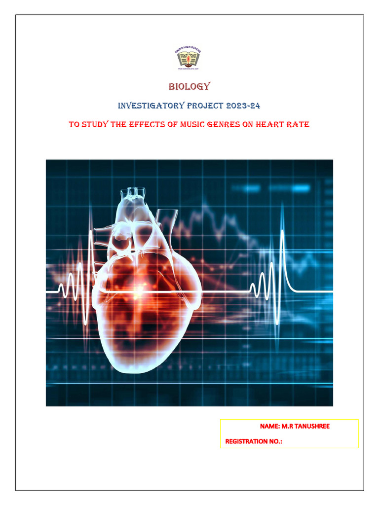 Biology Investigatory Project On Effects of Music Genres in Heart Rates ...