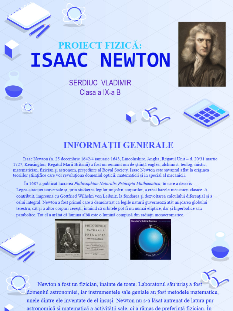Isaac Newton 1 | PDF