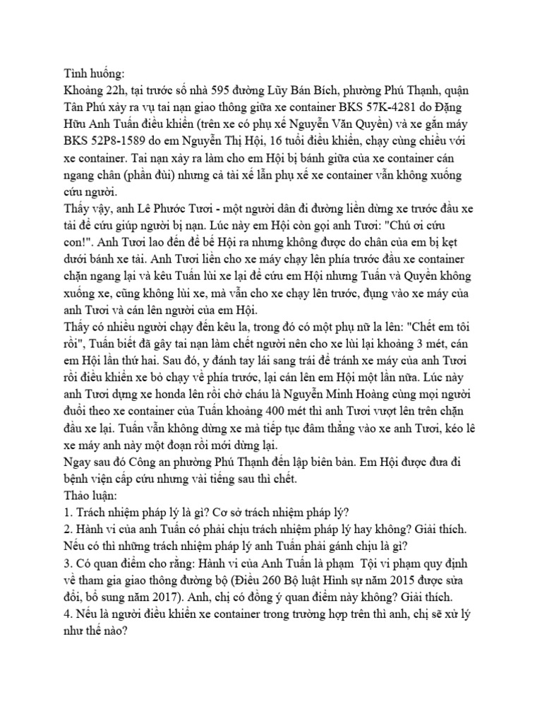 [PLDC] Xử lý tình huống 2.4.3 | PDF