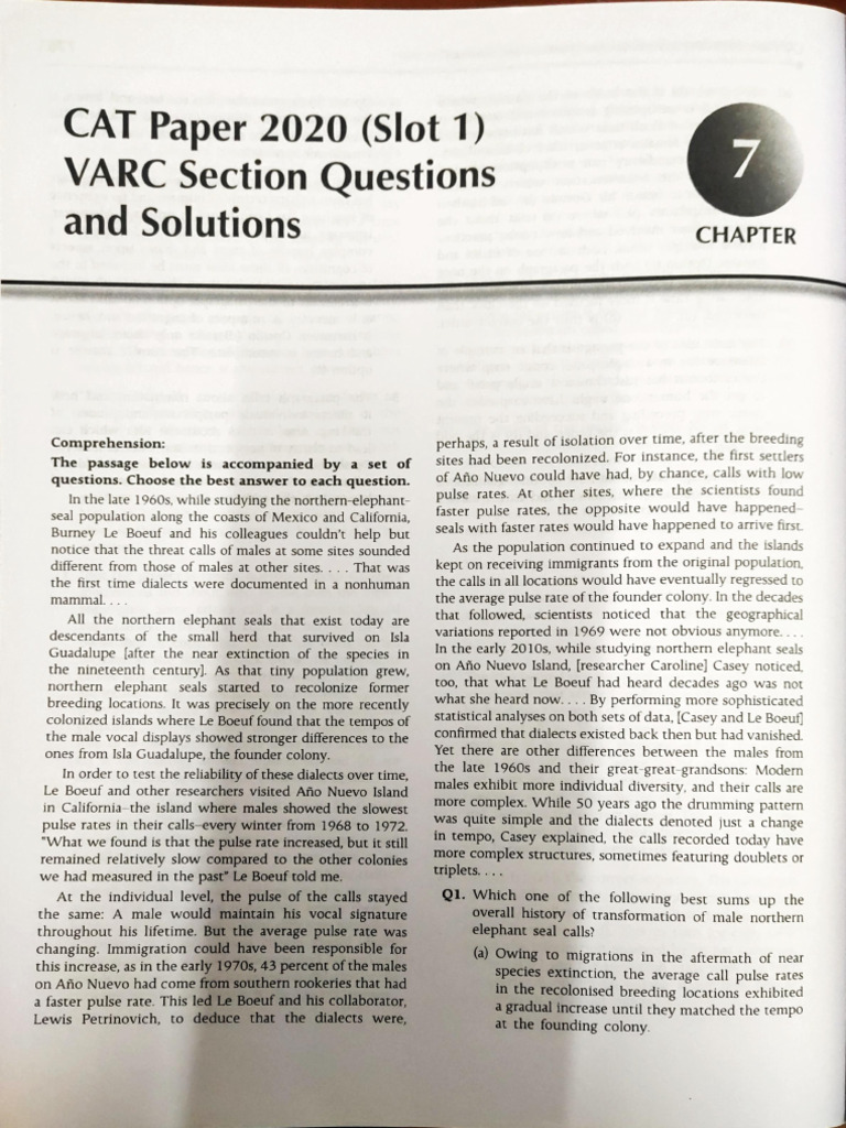 Varc 2020 | PDF