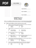 Chem 10 Chemistry Unit Test | PDF | Chemical Elements | Sulfate