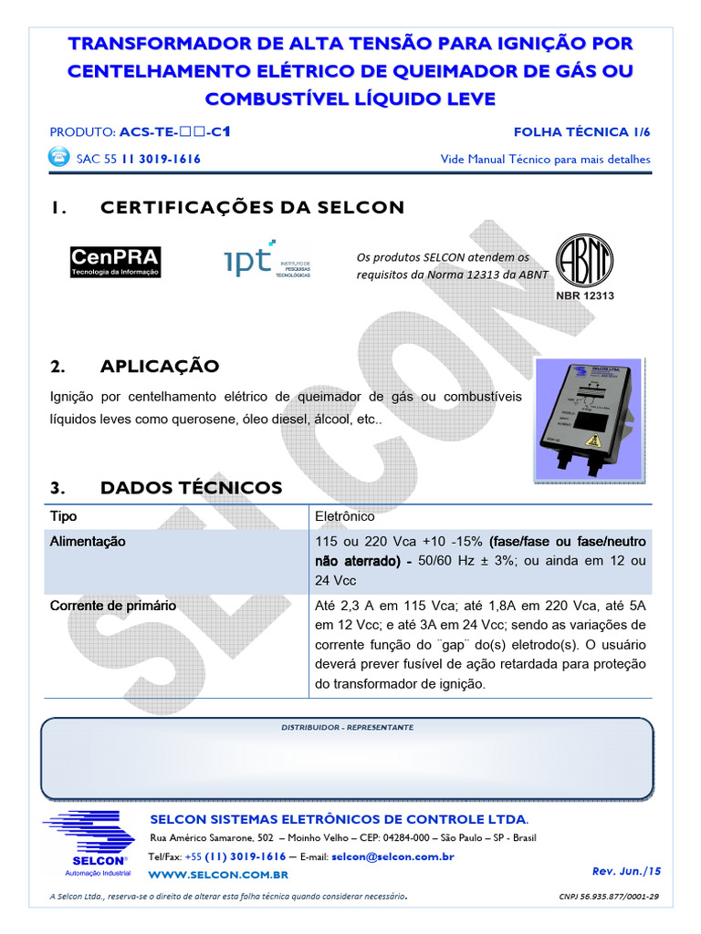 Acs Te c1 Ftp11.PDF Transformador | Download grátis PDF | Transformador ...