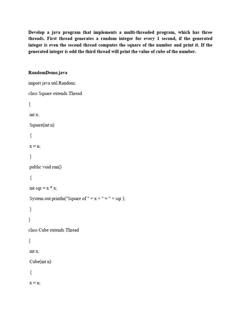 Sample Oop Programs Using Java | PDF | Computer Engineering | Computer Programming