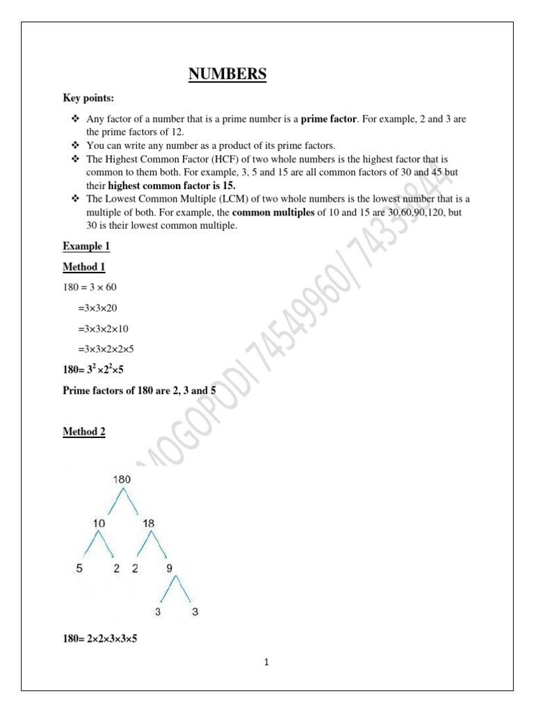 Bgcse Mathematics - pp2.Pp3 | PDF | Multiplication | Elementary Mathematics