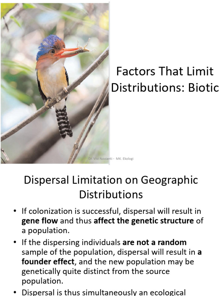 Week-3 Factors That Limits Distribution | PDF | Predation | Ecology