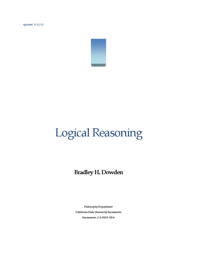 Logical Reasoning | PDF | Causality | Argument